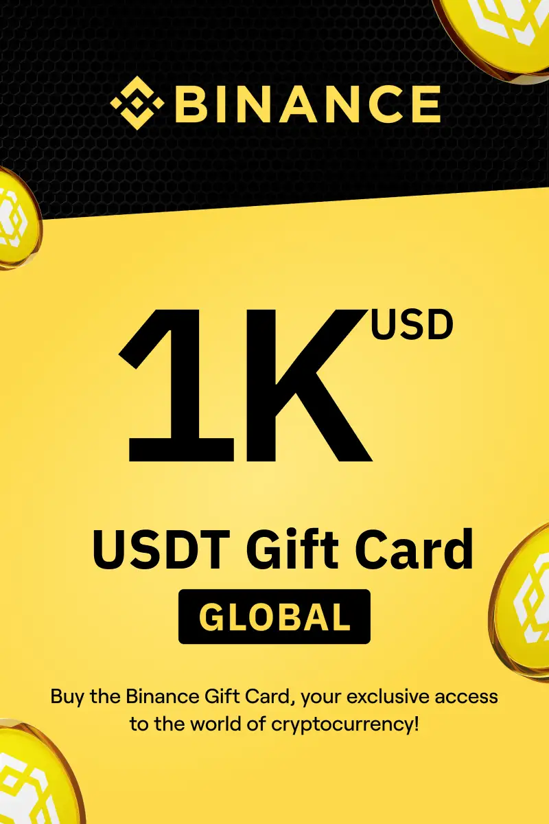 Buy Binance (USDT) 1000 USD Gift Card (Global) - Digital Key