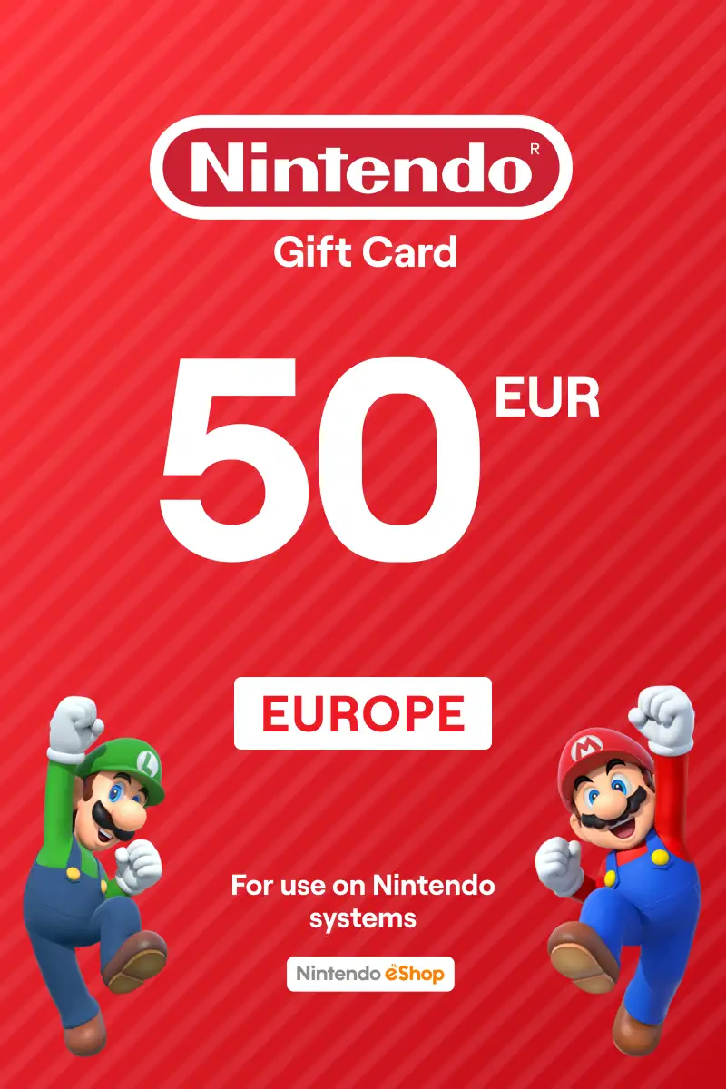Buy Nintendo eShop 50 EUR Gift Card Europe Digital Key