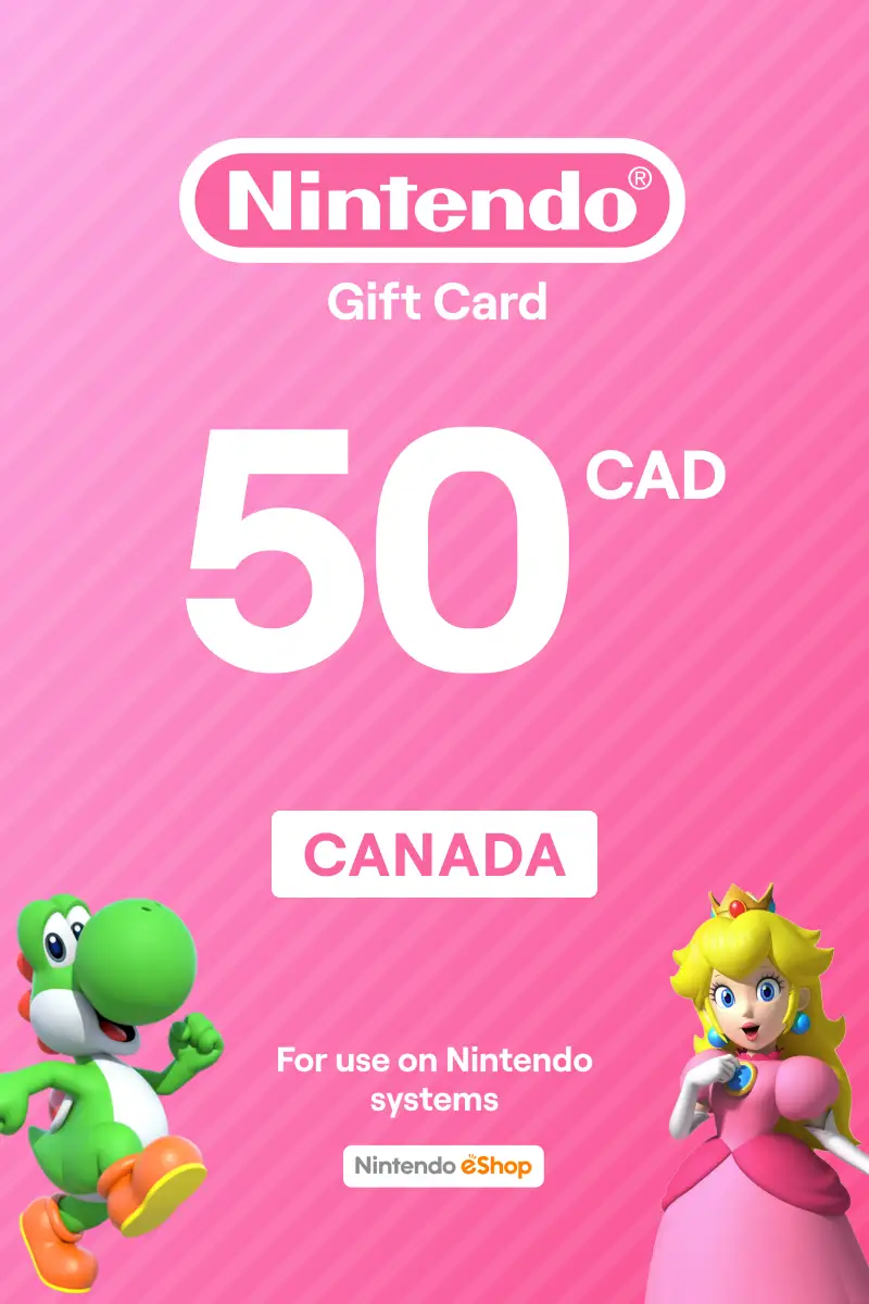 Buy Nintendo eShop 50 CAD Gift Card (Canada) - Digital Key