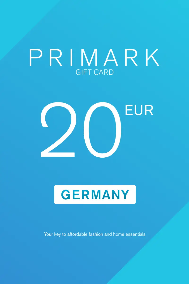 Buy Primark 20 EUR Gift Card (Germany) - Digital Key