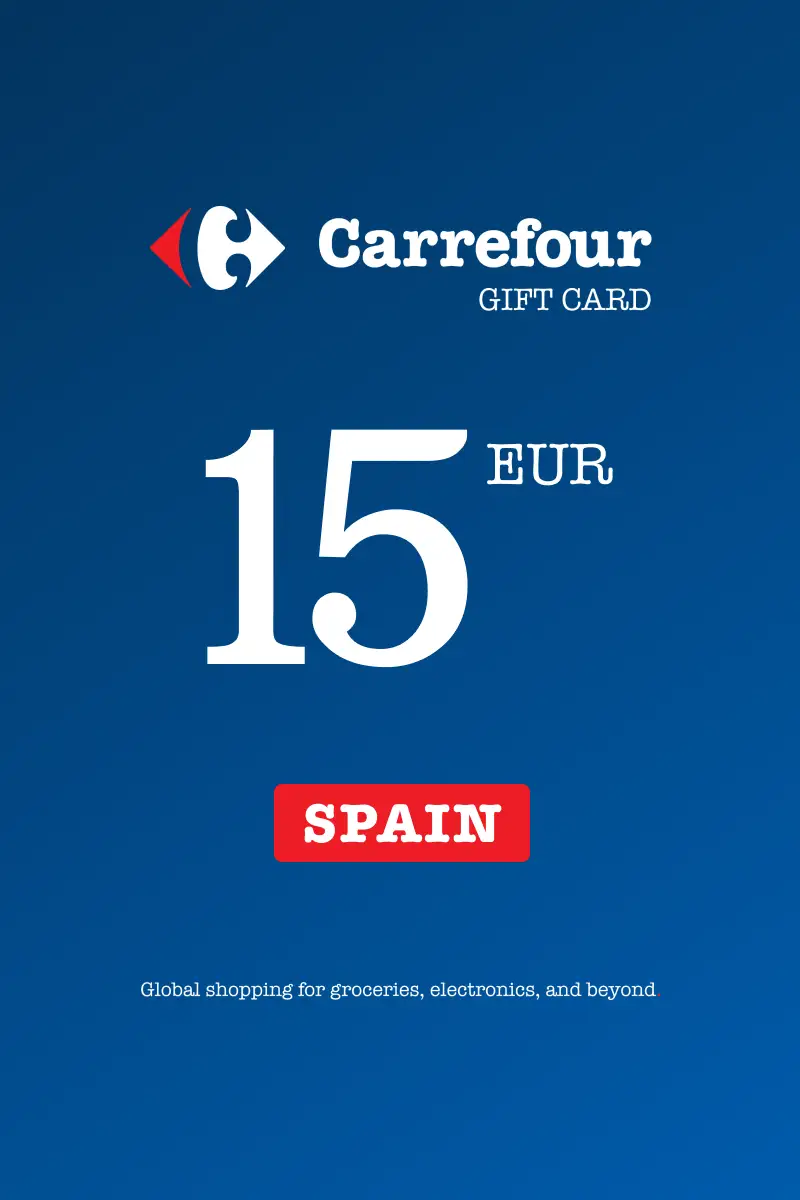 Buy Carrefour 15 EUR Gift Card (Spain) - Digital Key