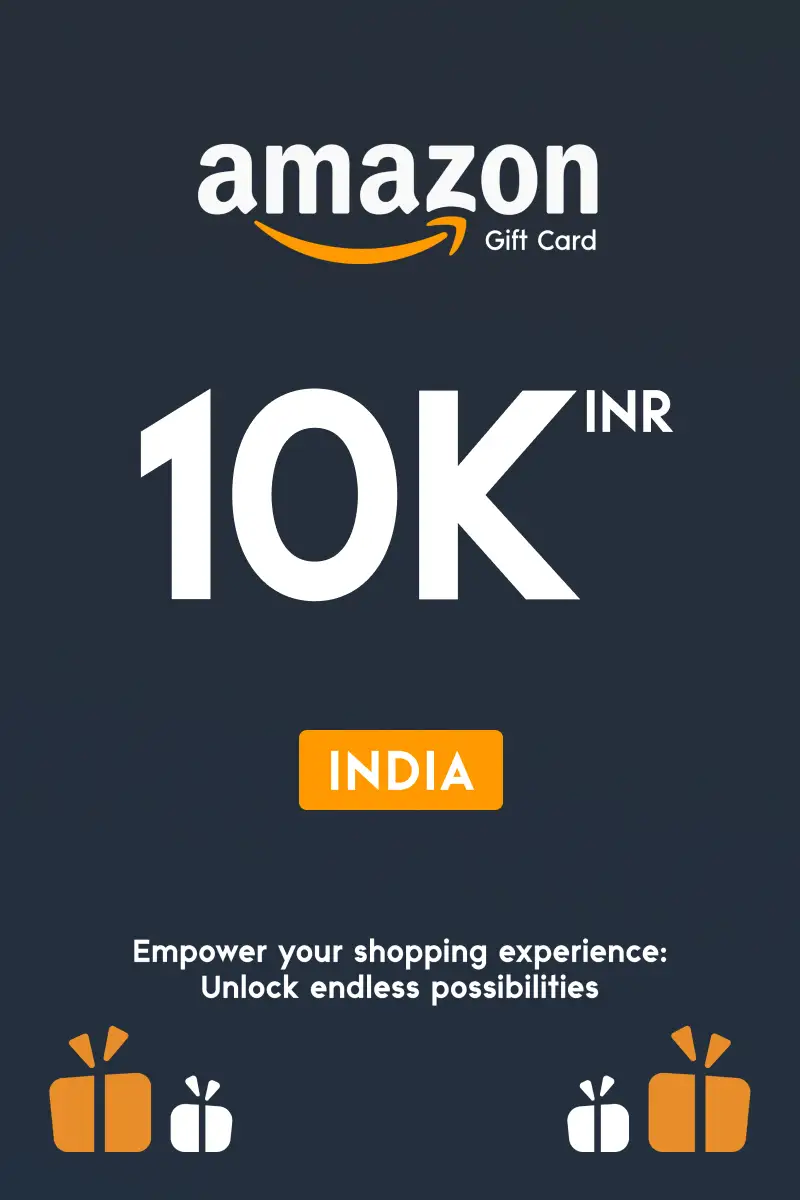 Buy Amazon 10000 INR Gift Card (India) - Digital Key