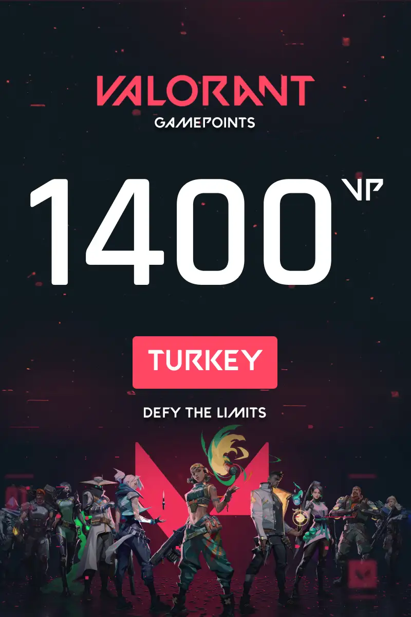 Buy VALORANT 1400 Valorant Points (Turkey) - Digital Key