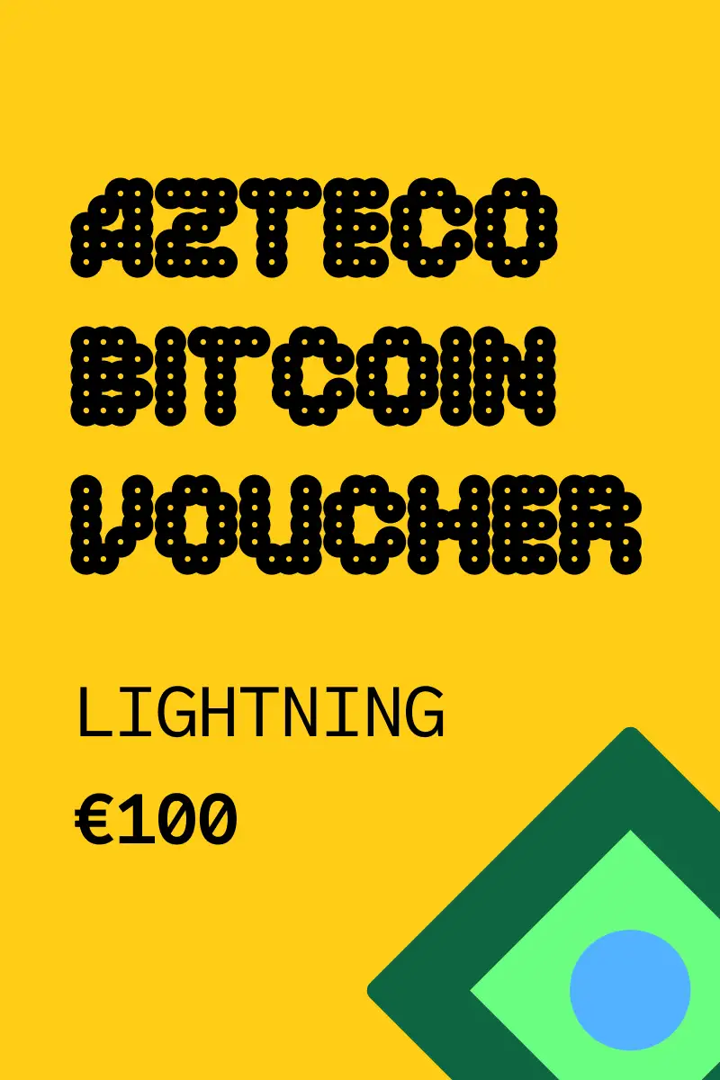 Buy Azteco Bitcoin Lightning Voucher 100 EUR Gift Card (Global ...