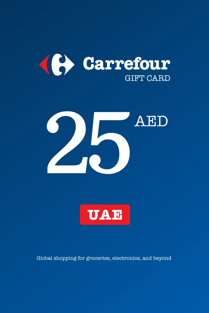 Buy Carrefour 25 AED Gift Card (United Arab Emirates) - Digital Key