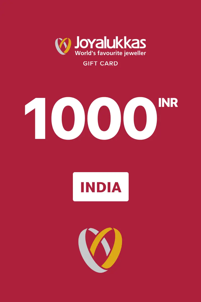 Buy Joyalukkas 1000 INR Gift Card (India) - Digital Key
