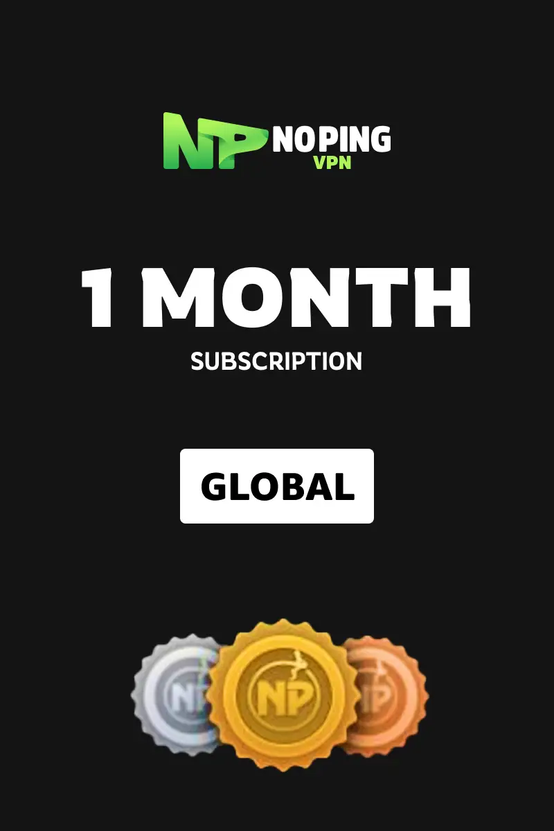 Buy NoPing Game Tunnel 1 Month Subscription (Global) - Digital Key