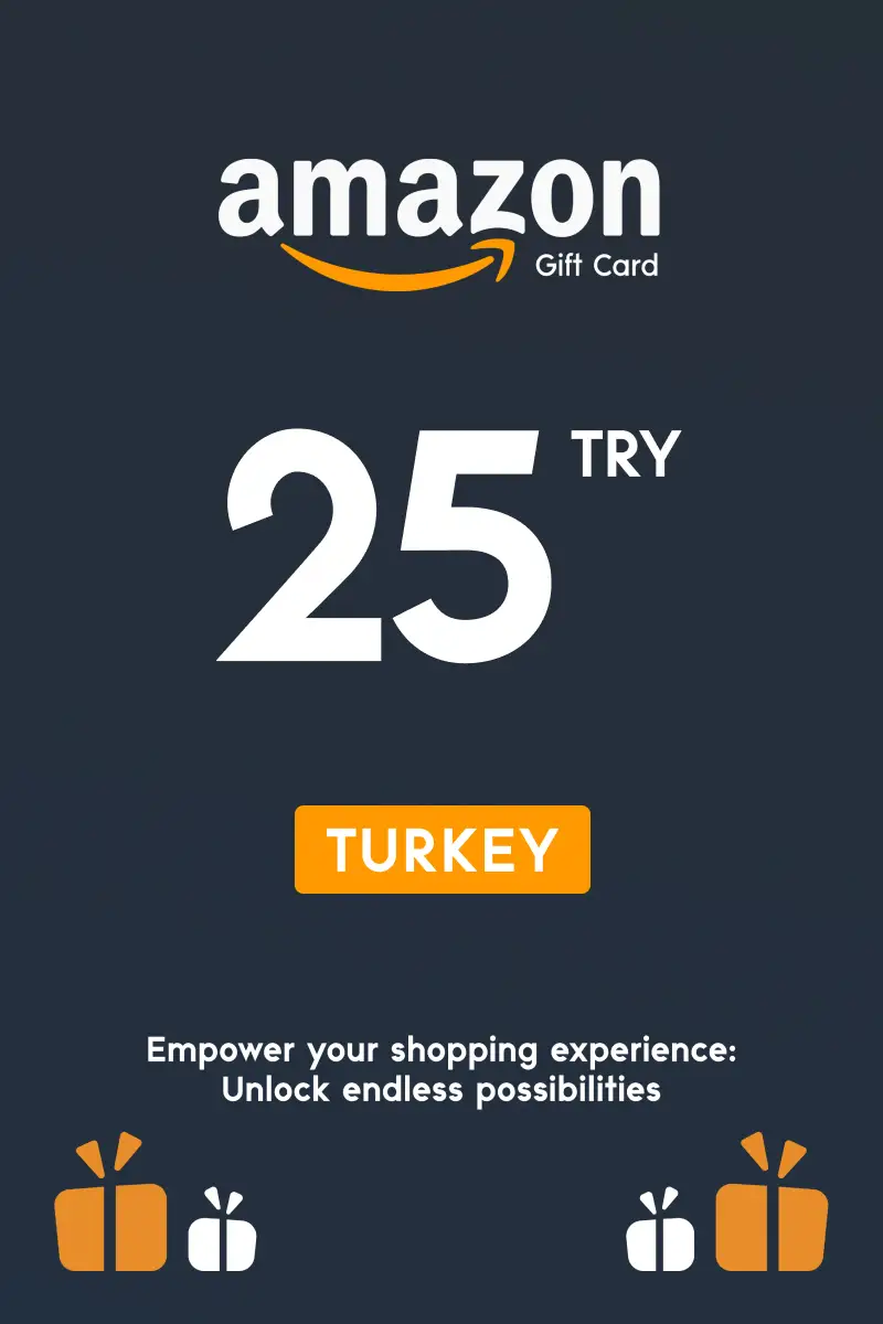 Buy Amazon 25 TRY Gift Card (Turkey) - Digital Key