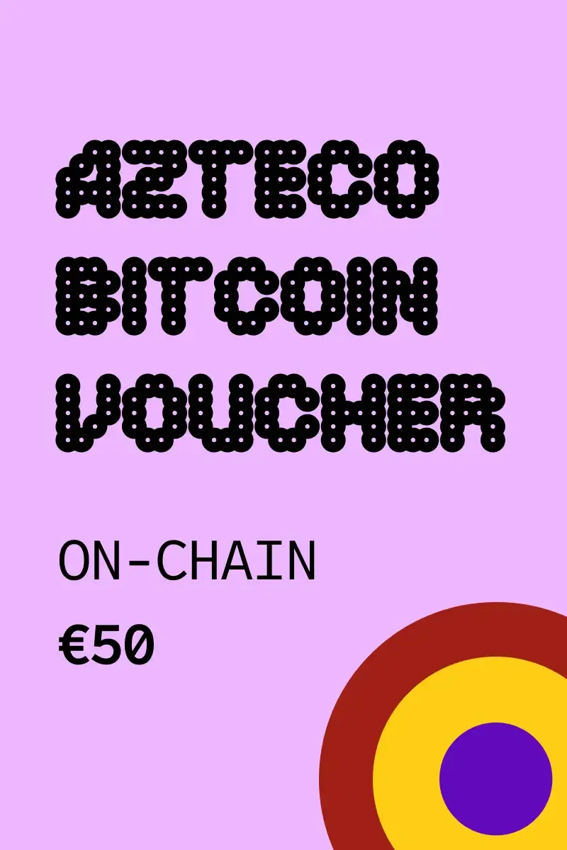 Buy Azteco Bitcoin On-Chain Voucher 50 EUR Gift Card (Global) - Digital Key