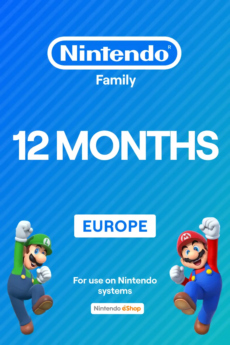 Buy Nintendo Switch Online 12 Months Family Membership (Europe ...